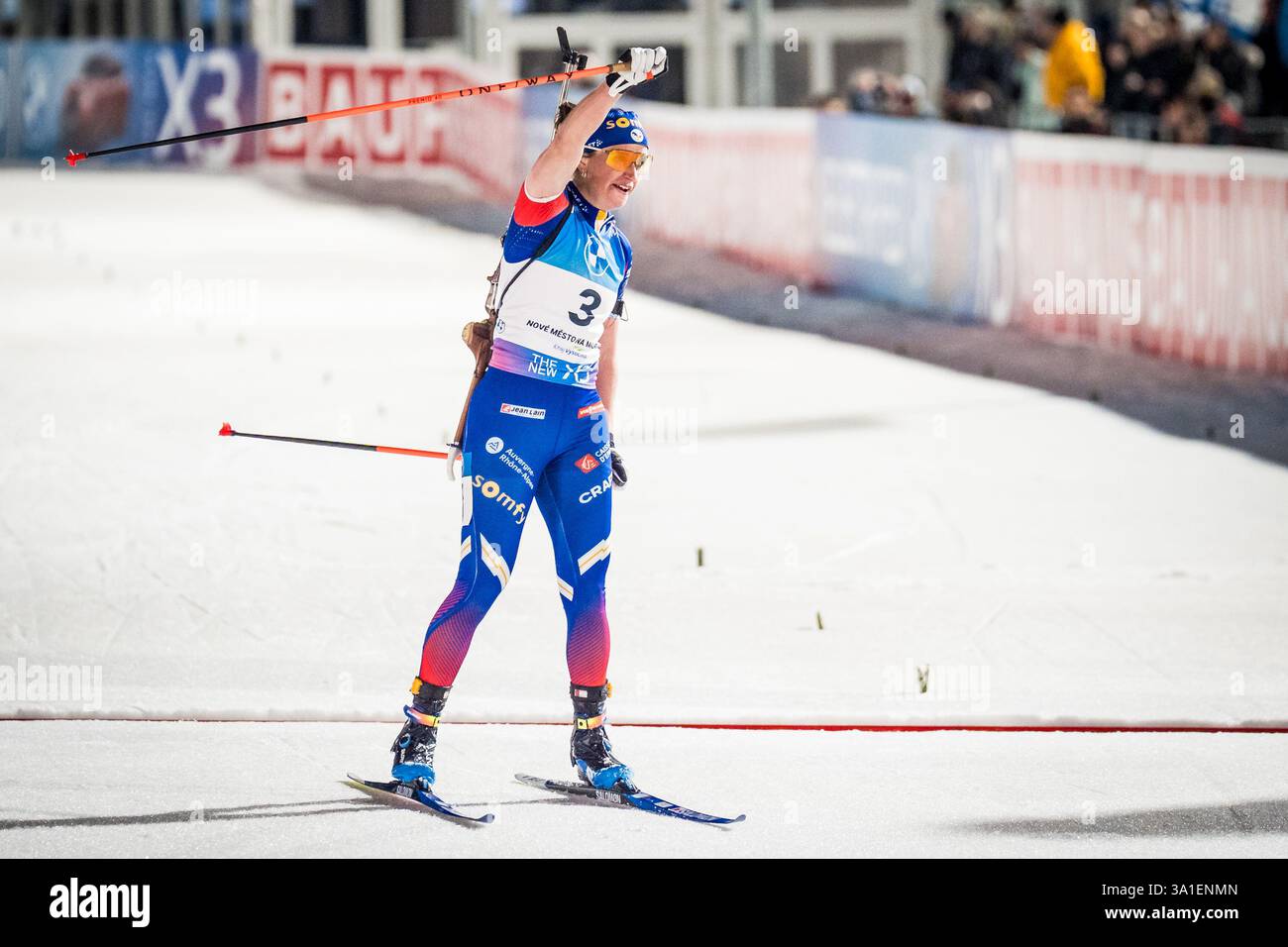 Julia Simon from France won women's 10 km pursuit race during the IBU ...