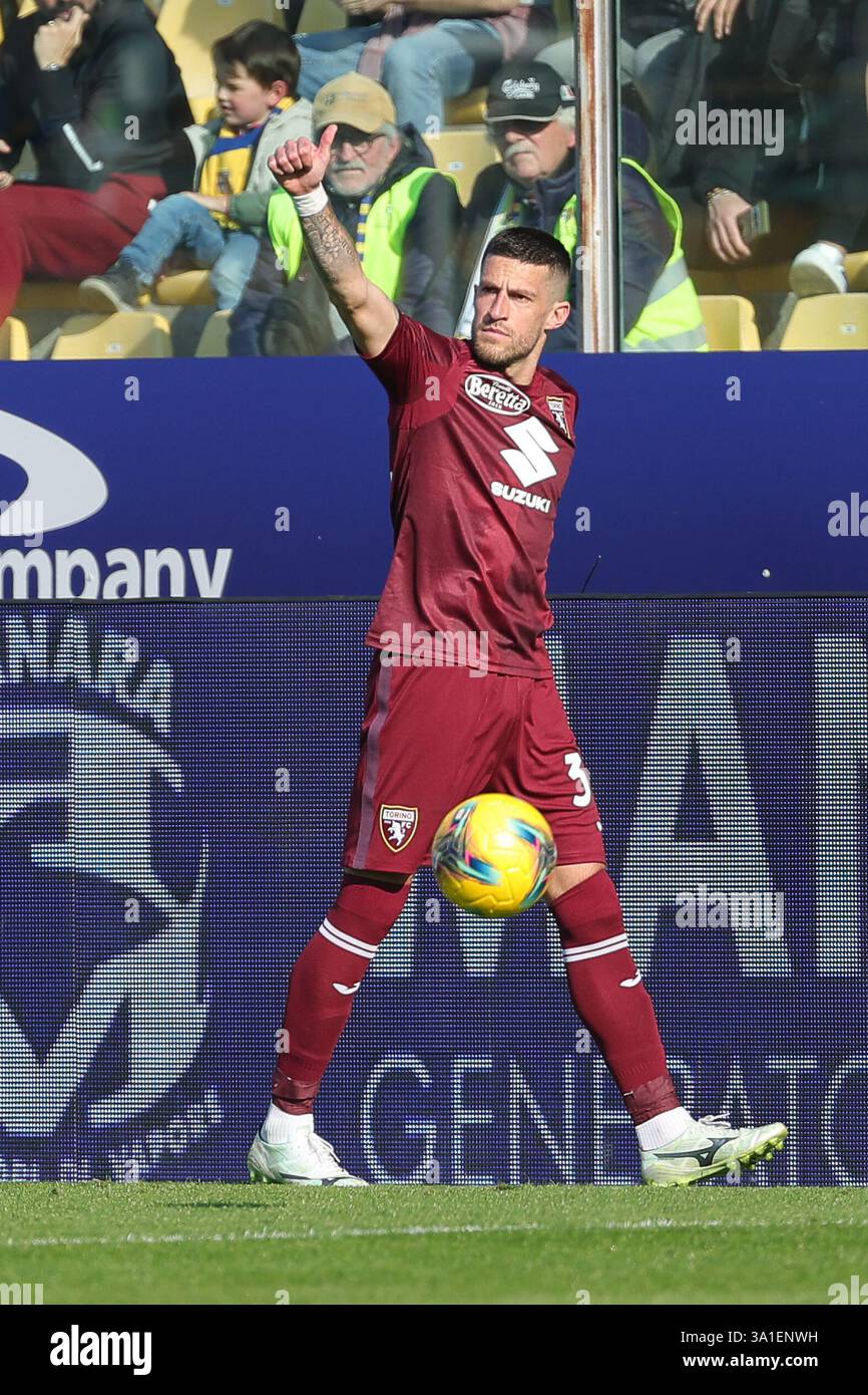 Parma, Italy. 8th March 2025; Stadio Ennio Tardini, Parma, Italy, Serie ...