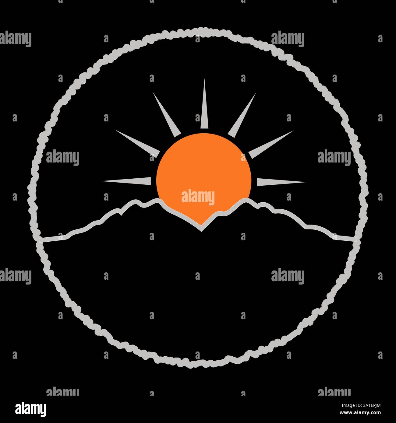 Stylized motifs in bold colors Stock Vector Images - Alamy