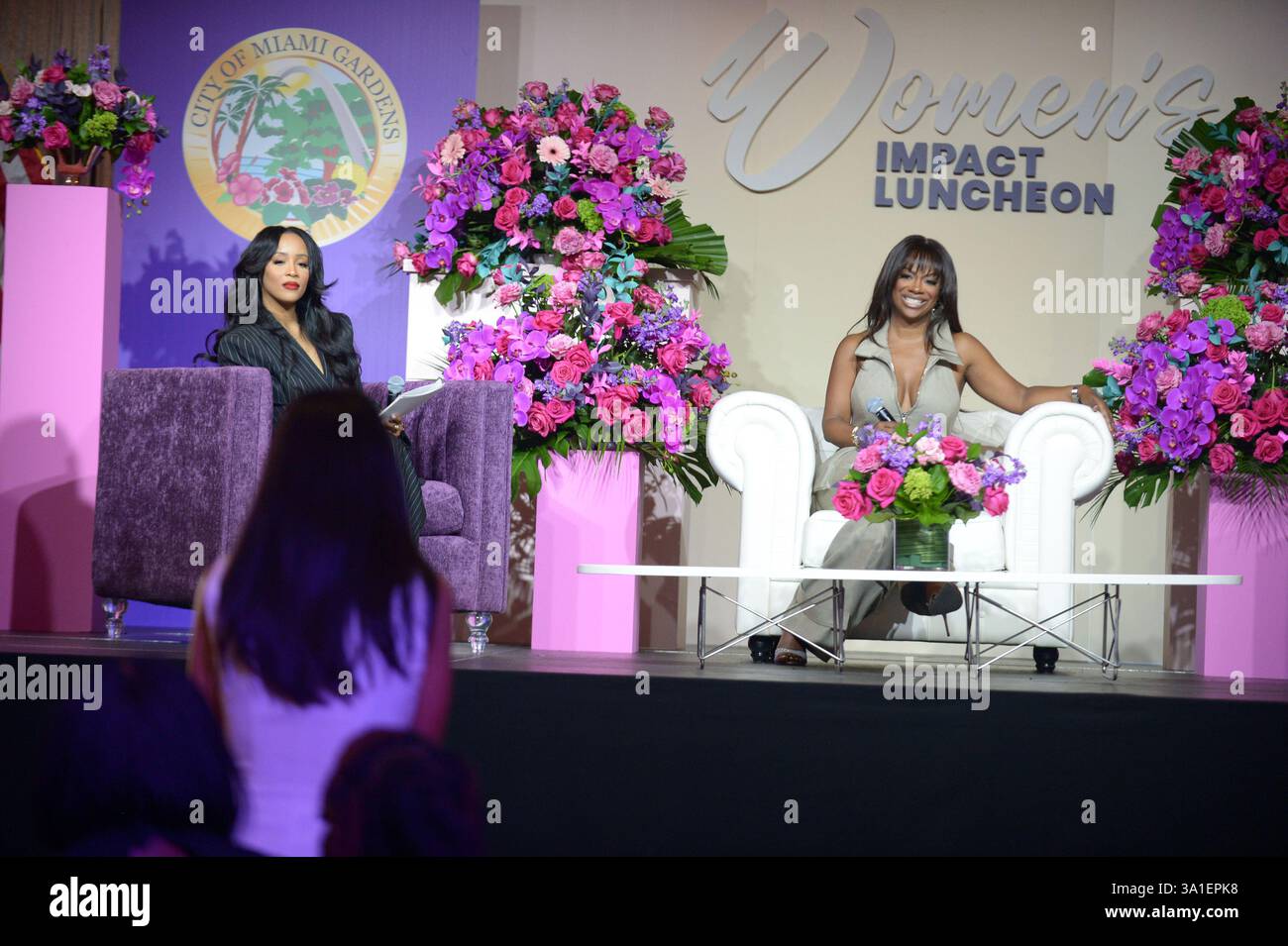 Hollywood, Florida, USA. 07th Mar, 2025. Amanda Booz and Kandi Burruss ...