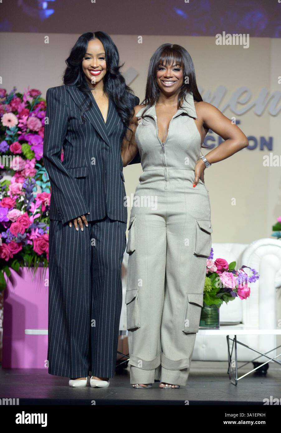 Hollywood, Florida, USA. 07th Mar, 2025. Amanda Booz and Kandi Burruss ...