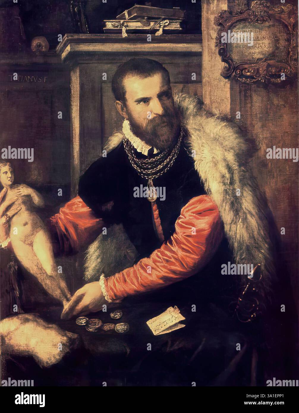 TIZIANO Vecellio (b. 1490, Pieve di Cadore, d. 1576, Venezia) Portrait ...