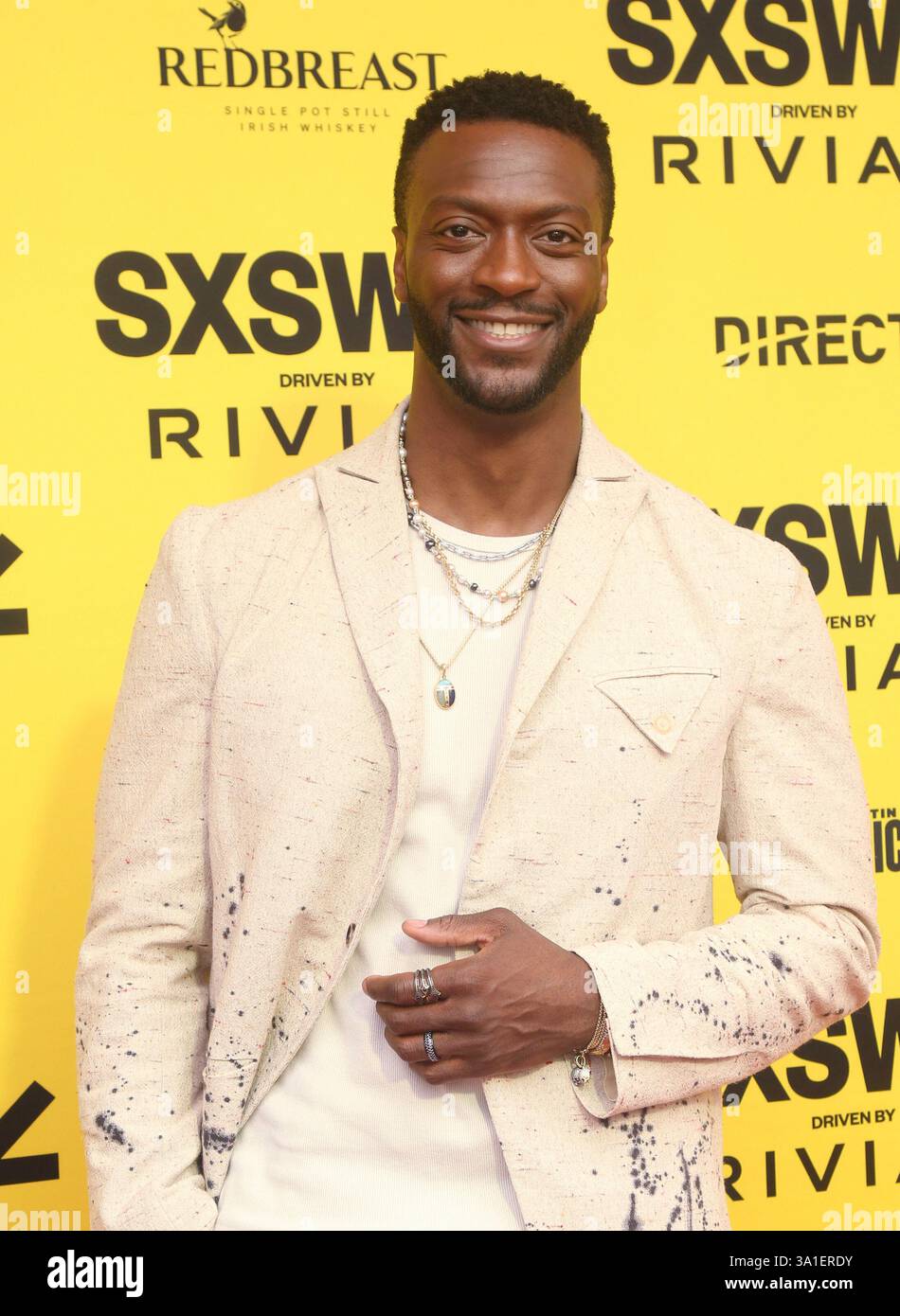 Aldis Hodge arrives for the world premiere of "The Dutchman" during the ...
