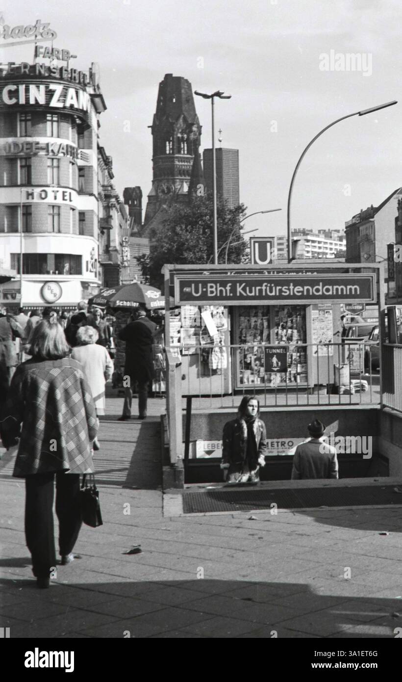 Berlin GER, 20240101 Aufnahme Berlin, ca. 1980, Stadtansicht ...