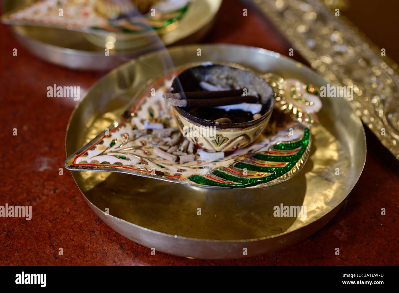 Incense Stick or Joss Stick Burning inside Lodhruva Jain Temple in ...