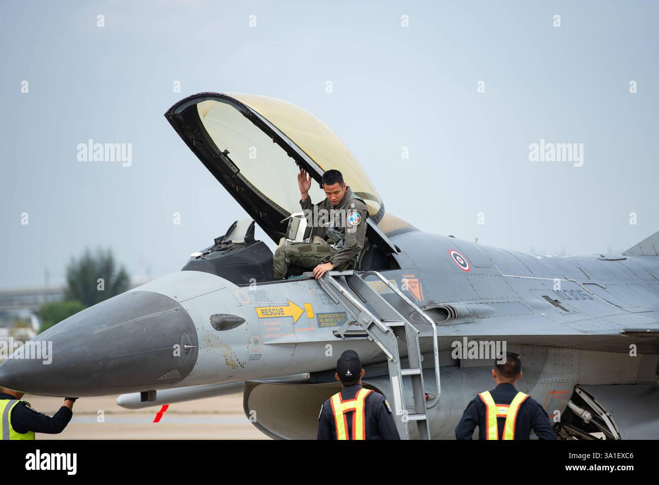Bangkok, Thailand. 08th Mar, 2025. F-16 of The Royal Thai Air Force ...