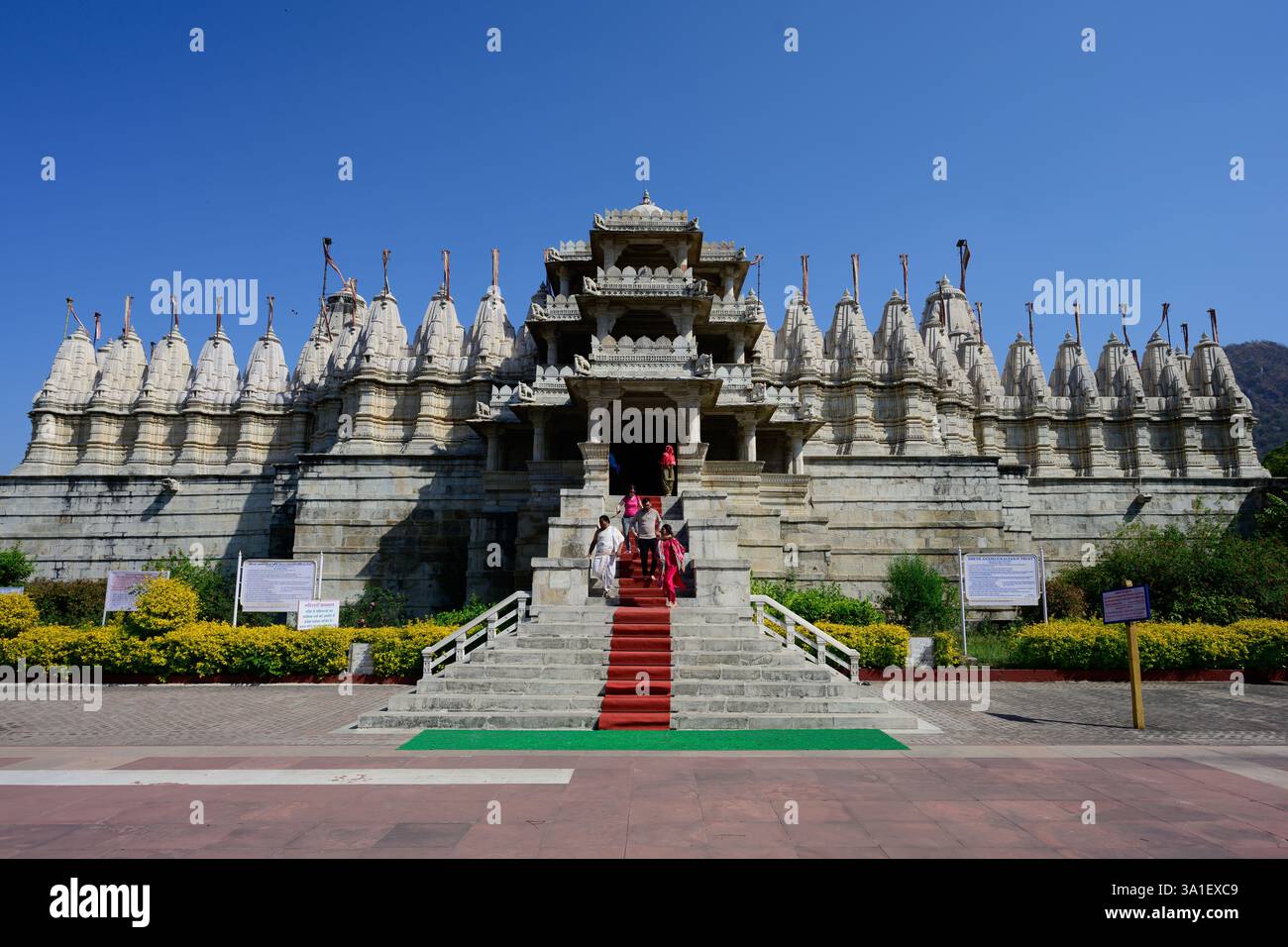 Ranakpur Adinath Jain Temple Exterior with Intricate Carved Facade in ...