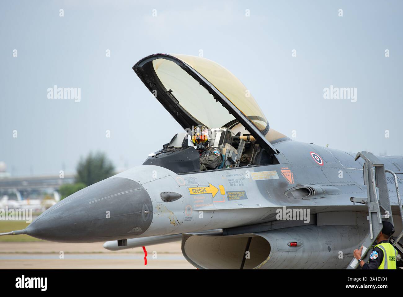 Bangkok, Thailand. 08th Mar, 2025. F-16 of The Royal Thai Air Force ...