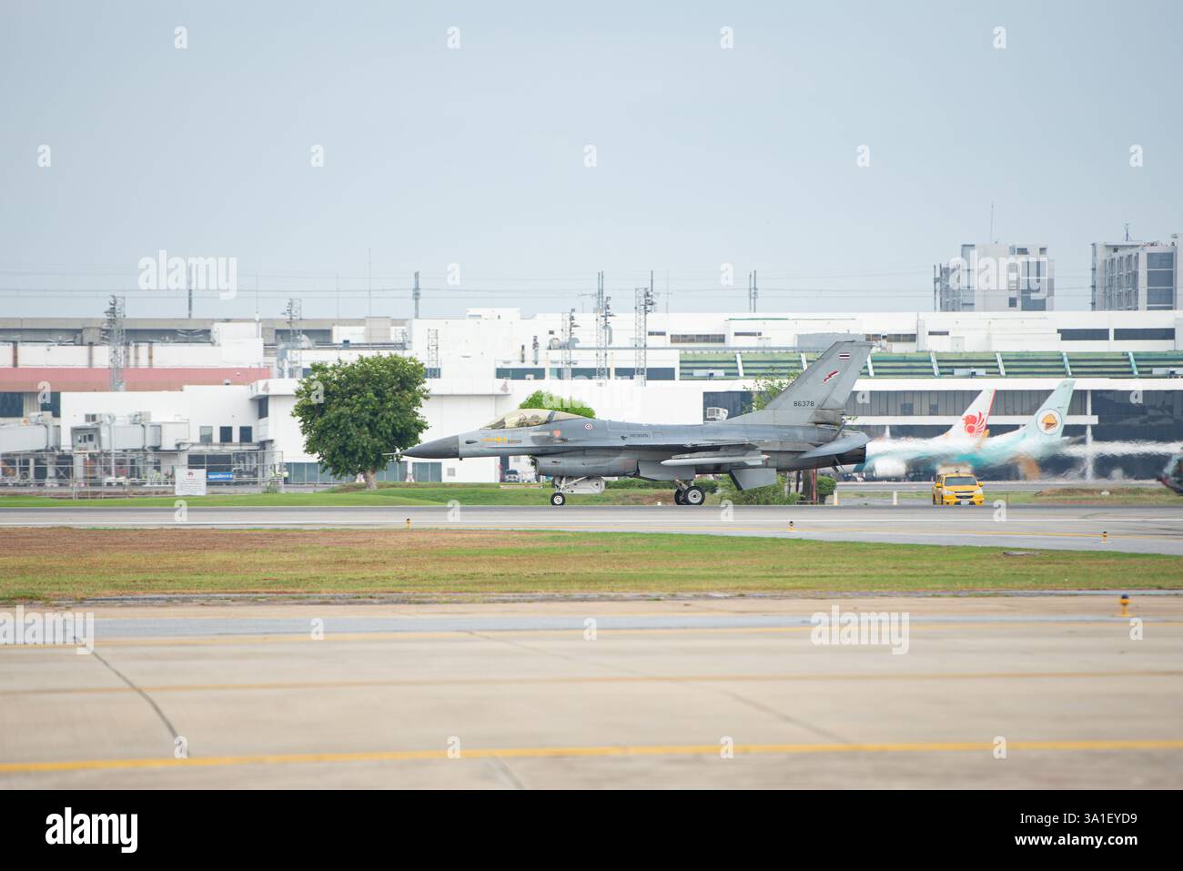 Bangkok, Thailand. 08th Mar, 2025. F-16 of The Royal Thai Air Force ...