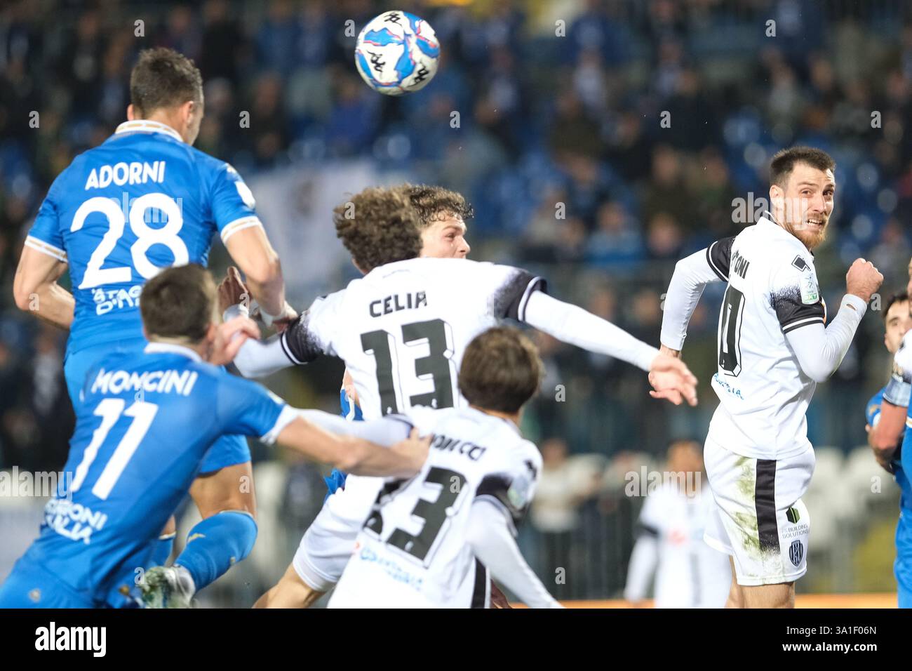 Brescia, Italy. 08th Mar, 2025. Davide Adorni of Brescia Calcio FC ...