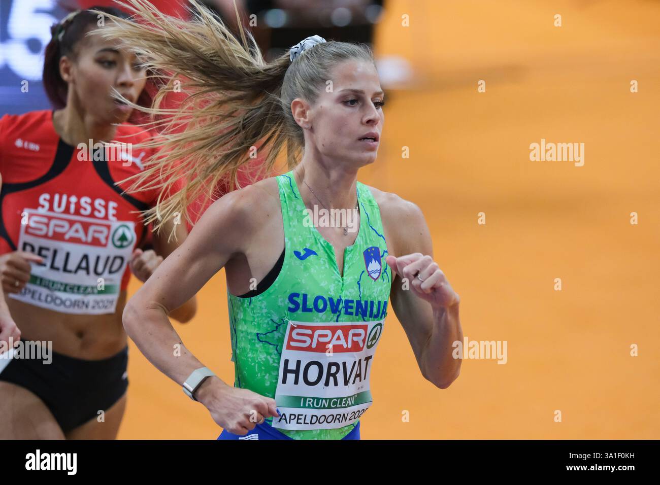 Slovania's Anita Horvat in action during 800 meters semifinal during ...