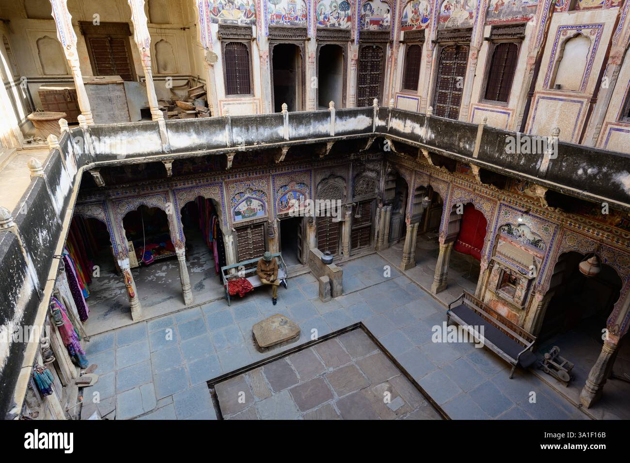 Mandawa, Rajasthan, India - February 10 2025: Seth Dayaram Dedraj ...