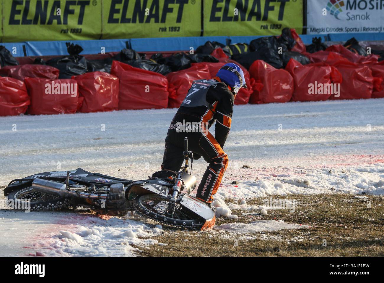 Sanok, Poland. 8th Mar, 2025. Texom European Individual Ice Speedway ...