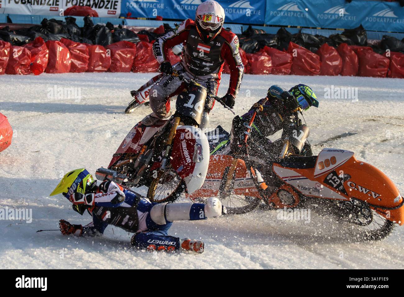 Sanok, Poland. 8th Mar, 2025. Texom European Individual Ice Speedway ...