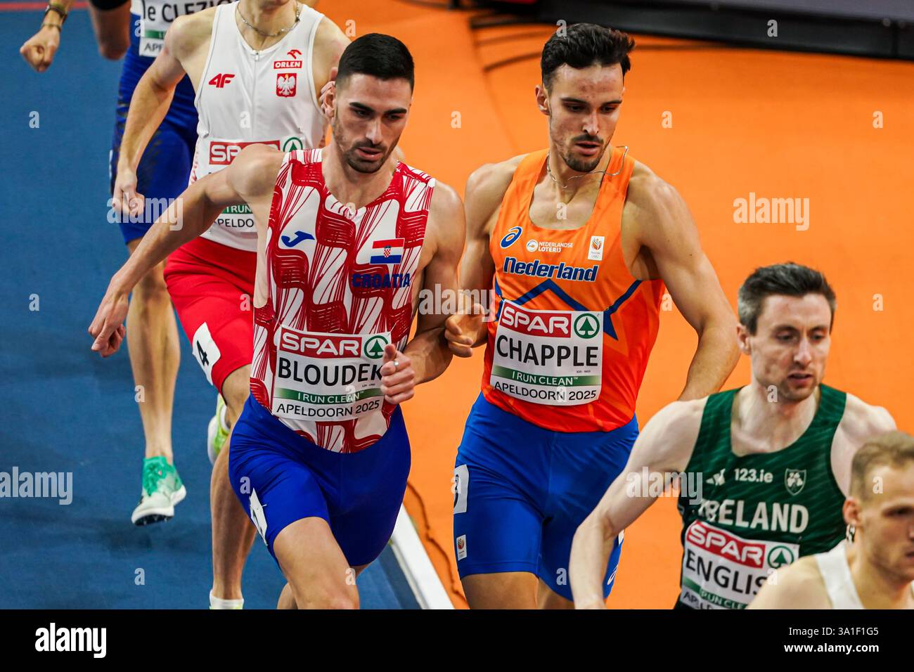 APELDOORN, NETHERLANDS - MARCH 8: Samuel Chapple of The Netherlands ...