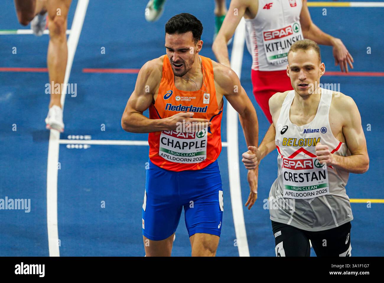 APELDOORN, NETHERLANDS - MARCH 8: Samuel Chapple of The Netherlands ...