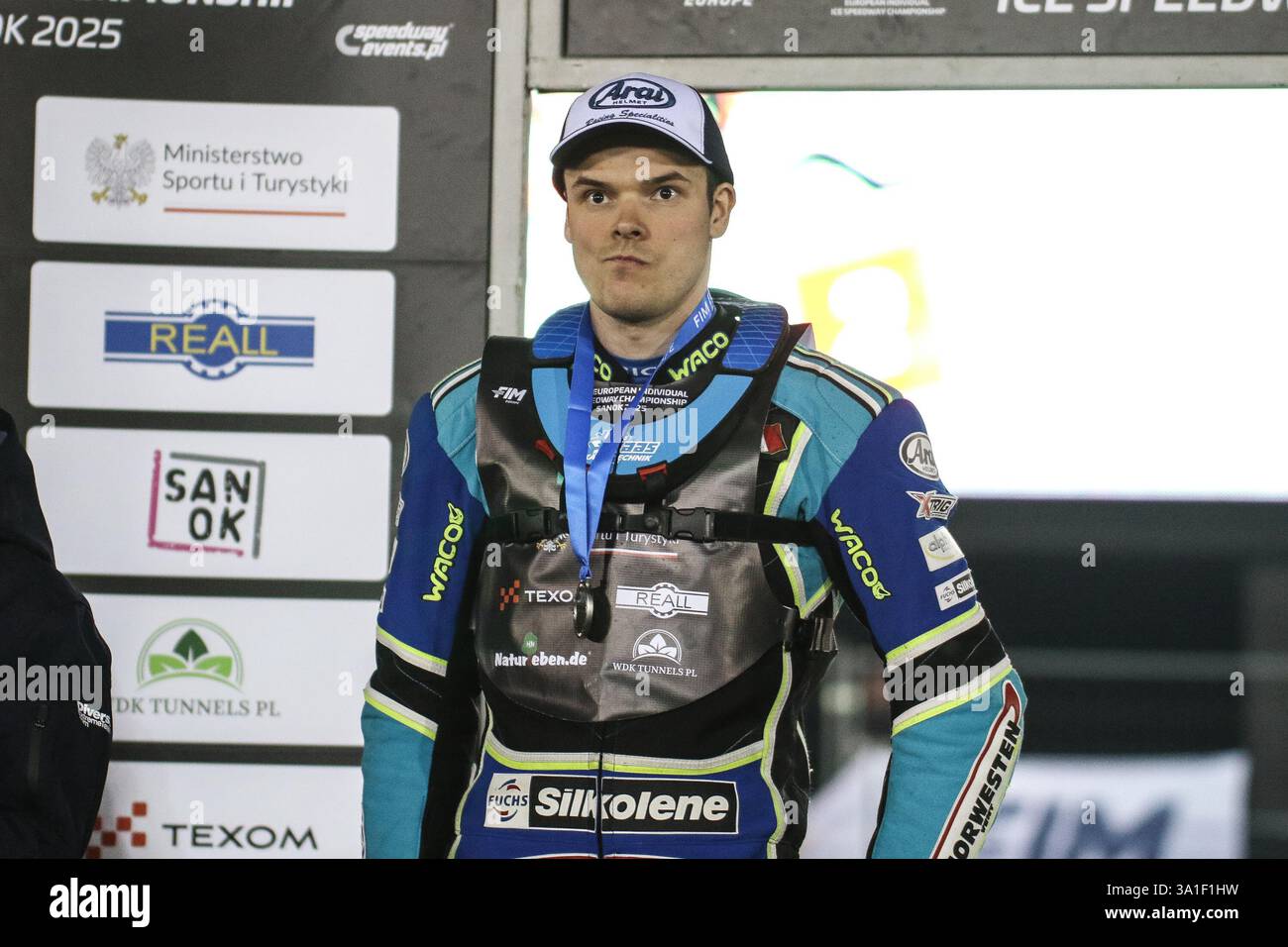 Sanok, Poland. 8th Mar, 2025. Texom European Individual Ice Speedway ...