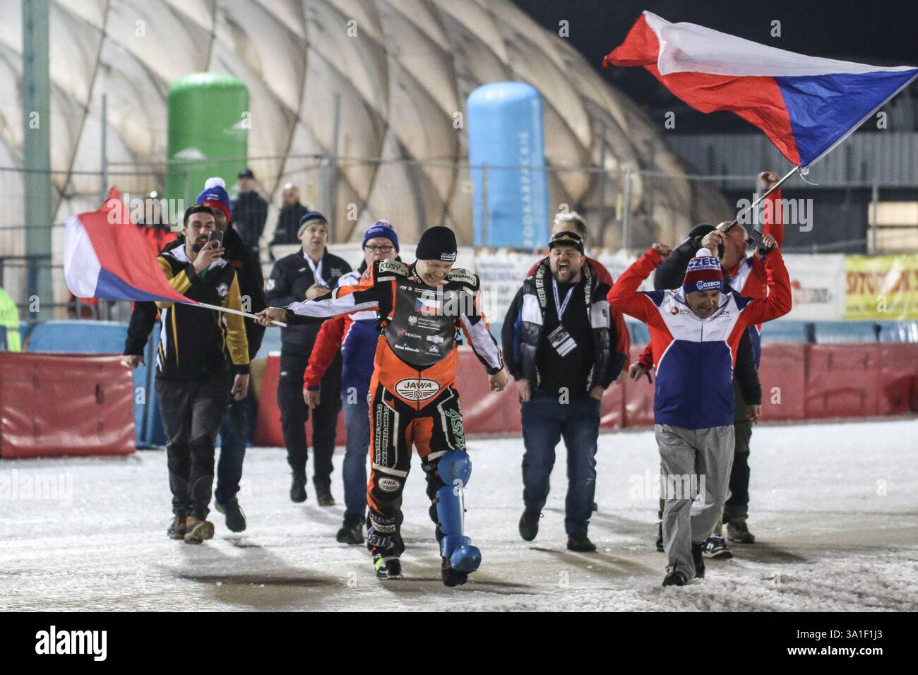 Sanok, Poland. 8th Mar, 2025. Texom European Individual Ice Speedway ...