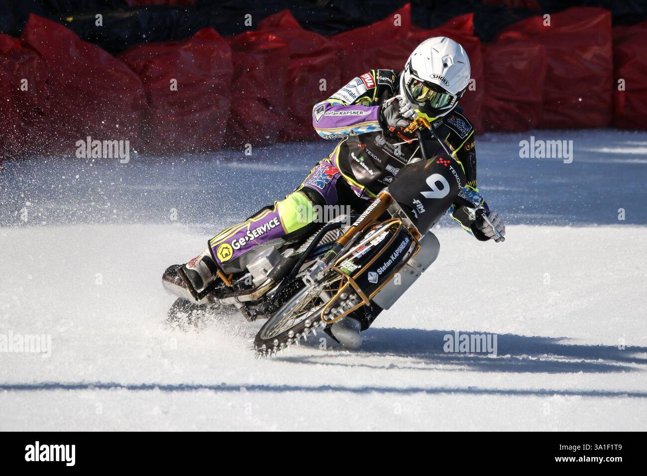 Sanok, Poland. 8th Mar, 2025. Texom European Individual Ice Speedway ...