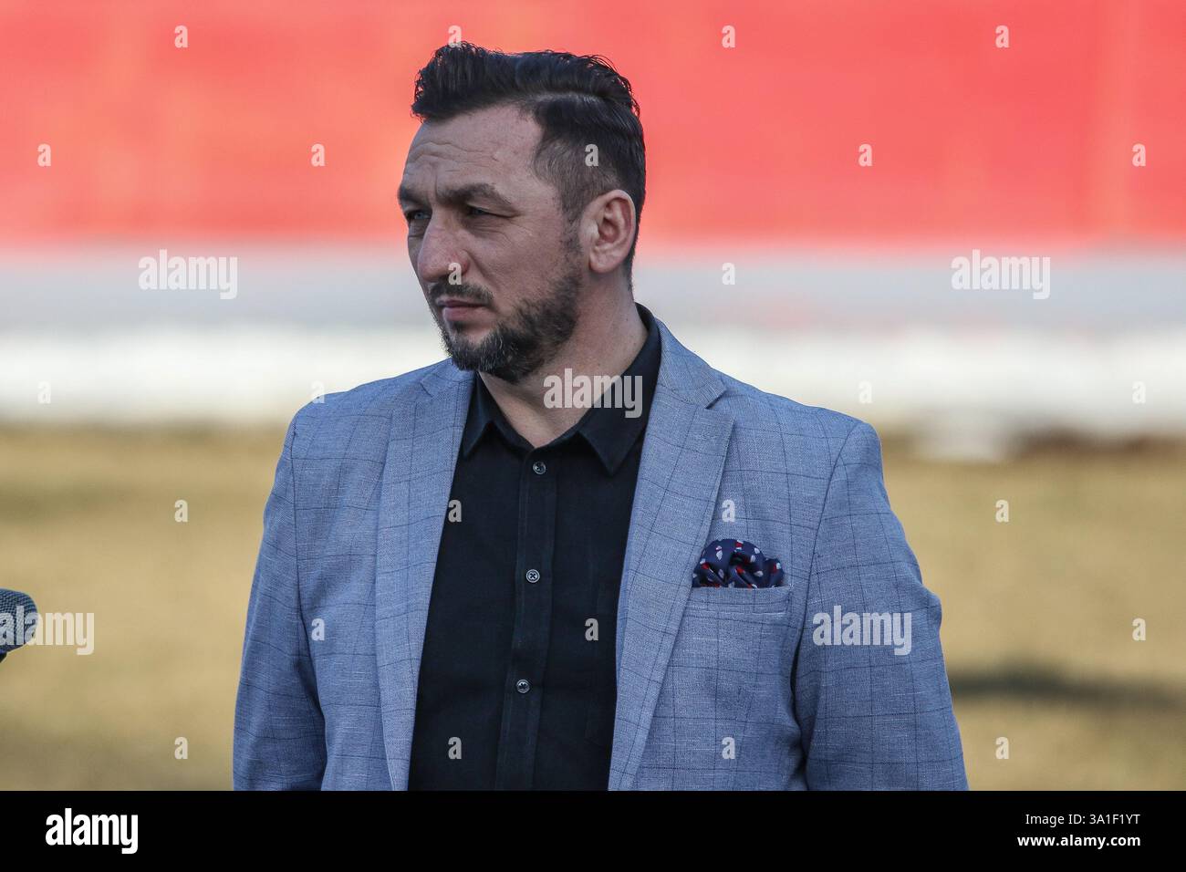 Sanok, Poland. 8th Mar, 2025. Texom European Individual Ice Speedway Championship - Sanok 2025 ...