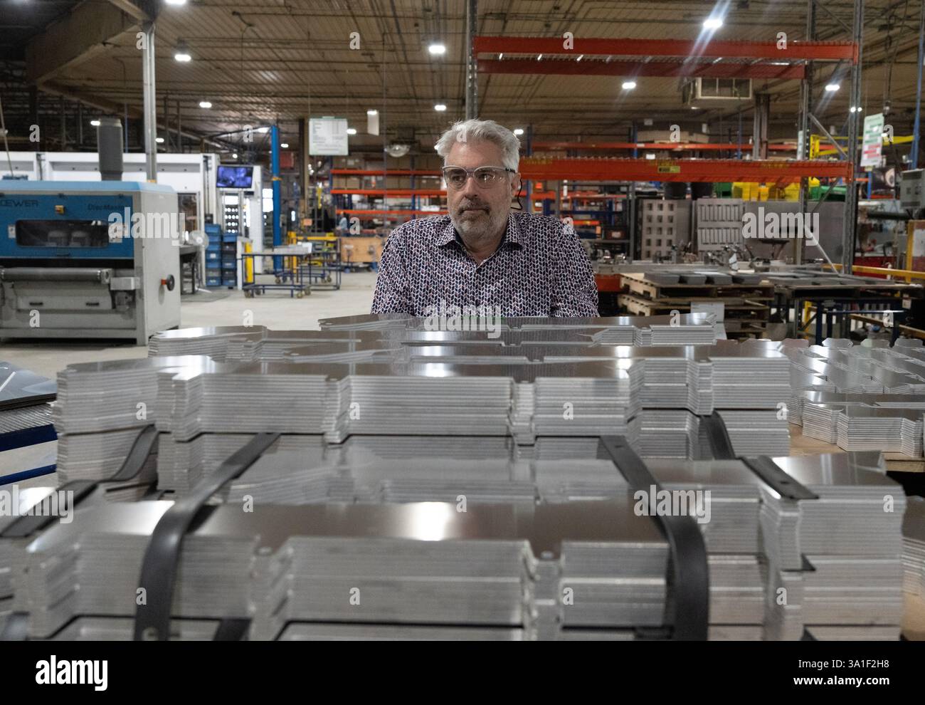 Drummondville, Canada. 05th Mar, 2025. Stephane Bourgeois, president of ...