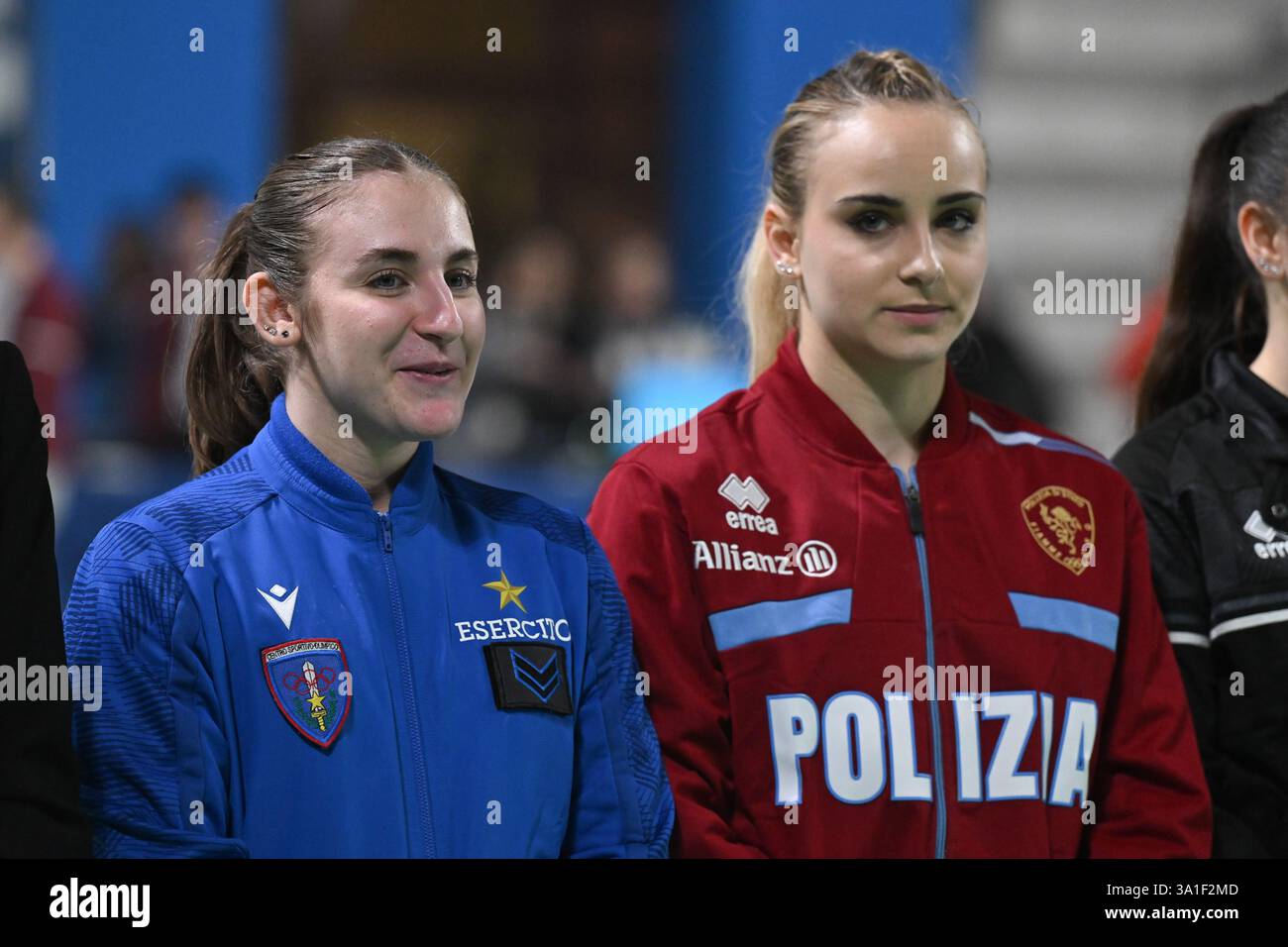 Ancona, Italy. 08th Mar, 2025. Angela Andreoli (Esercito) Asia D'Amato ...