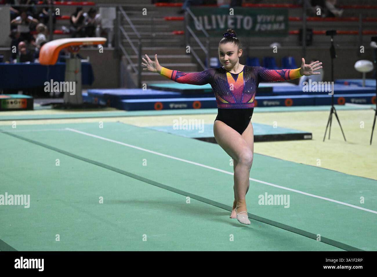 Ancona, Italy. 08th Mar, 2025. Emma Fioravanti (Forza e Coraggio) floor ...