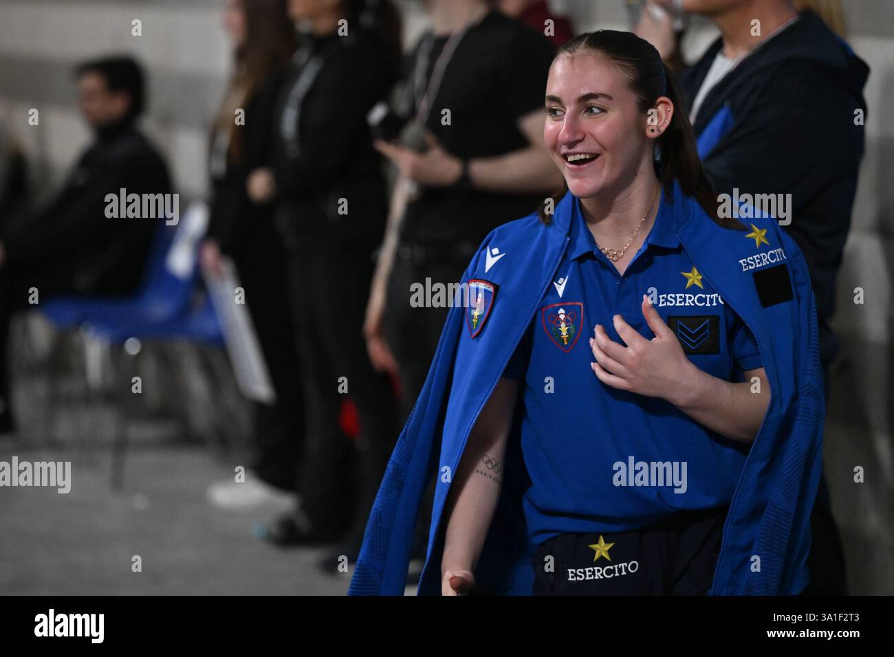 Ancona, Italy. 08th Mar, 2025. Angela Andreoli (Esercito) during Serie ...