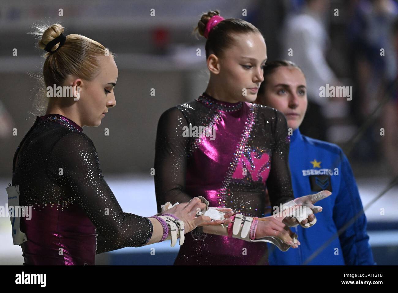 Ancona, Italy. 08th Mar, 2025. Sofia Tonelli and Asia D'Amato (Brixia ...
