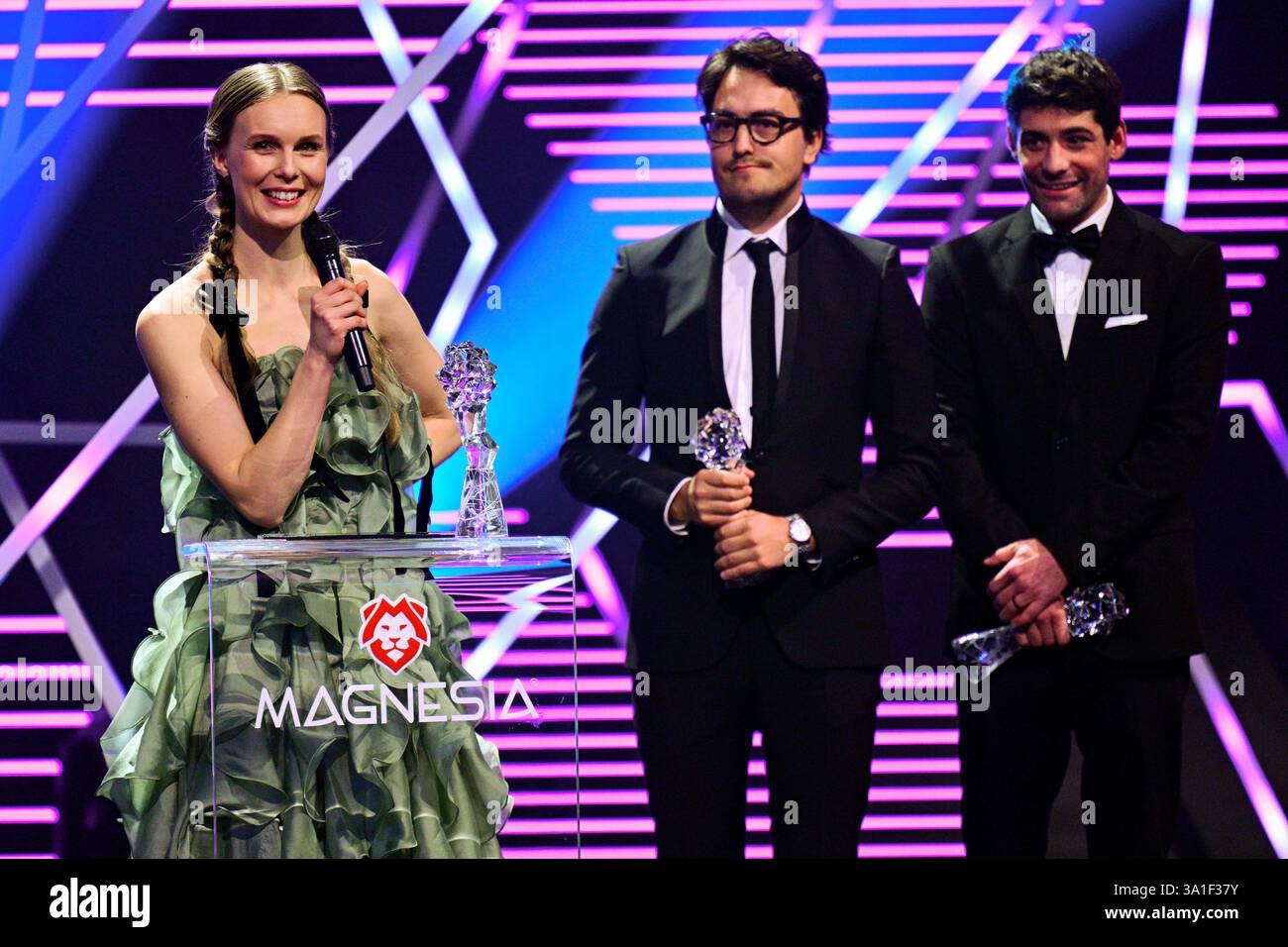 Prague, Czech Republic. 08th Mar, 2025. Czech Lion annual film awards ...