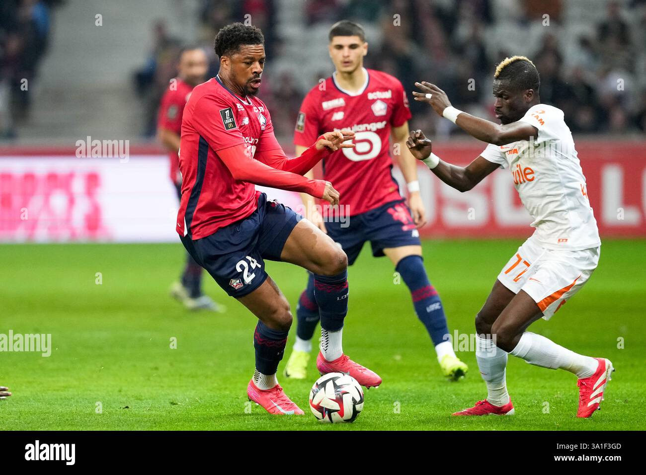 24 Chuba AKPOM (losc) during the Ligue 1 McDonald's match between Lille ...