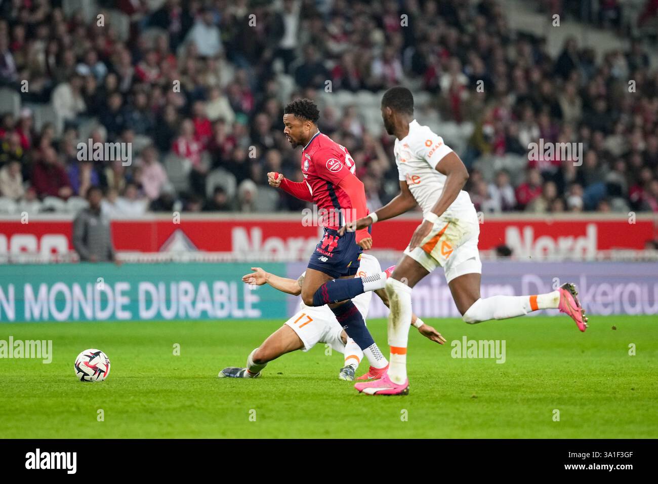 24 Chuba AKPOM (losc) during the Ligue 1 McDonald's match between Lille ...