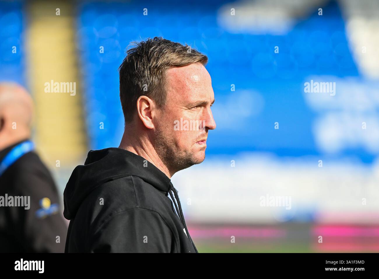 Manager Mike Dodds ( Manager Wycombe Wanderers) looks on during the Sky ...