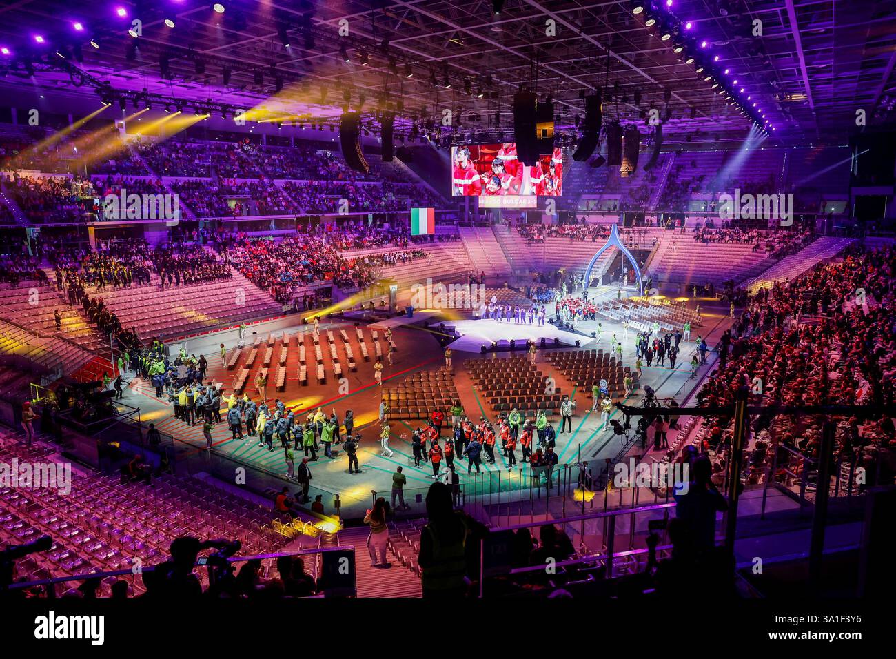 Cerimonia di inaugurazione degli Special Olympics presso la Inalpi ...