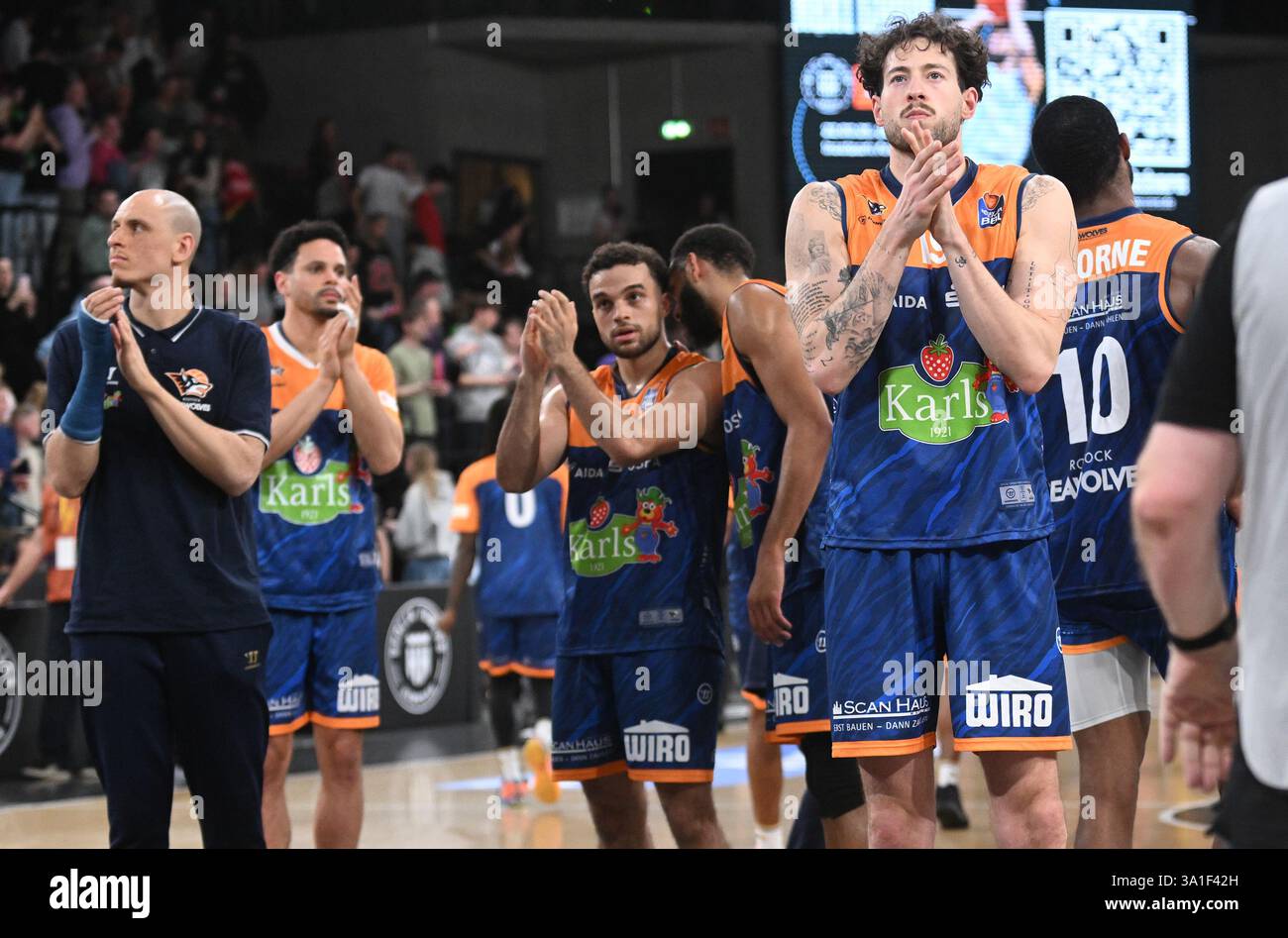 Hamburg, Germany. 08th Mar, 2025. Basketball: Bundesliga, Hamburg ...