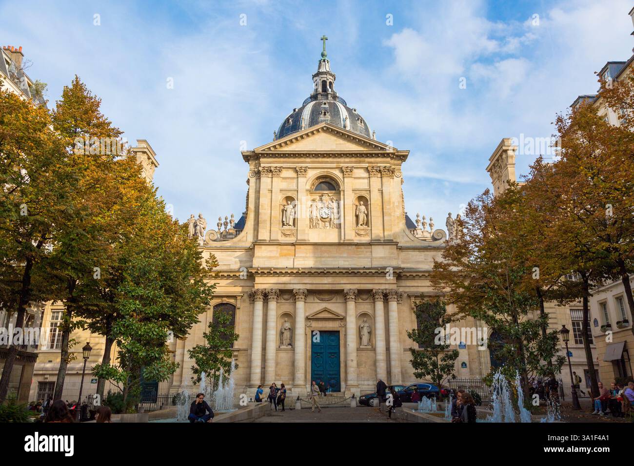 Europe, Paris. Saint-Étienne-du-Mont, Catholic church. On Montagne ...