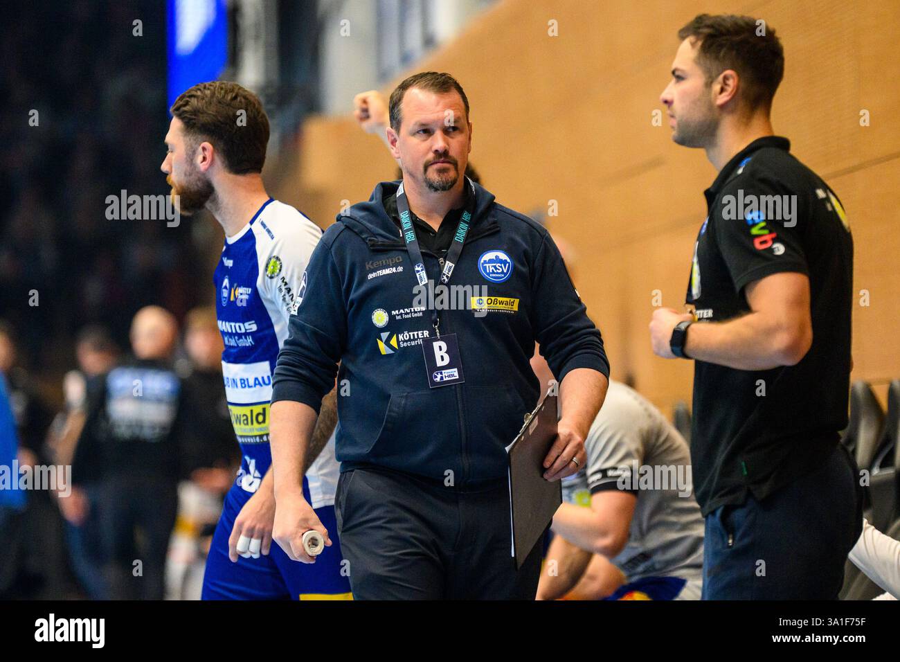 Eisenach, Deutschland. 08th Mar, 2025. Misha Kaufmann (Trainer, ThSV ...