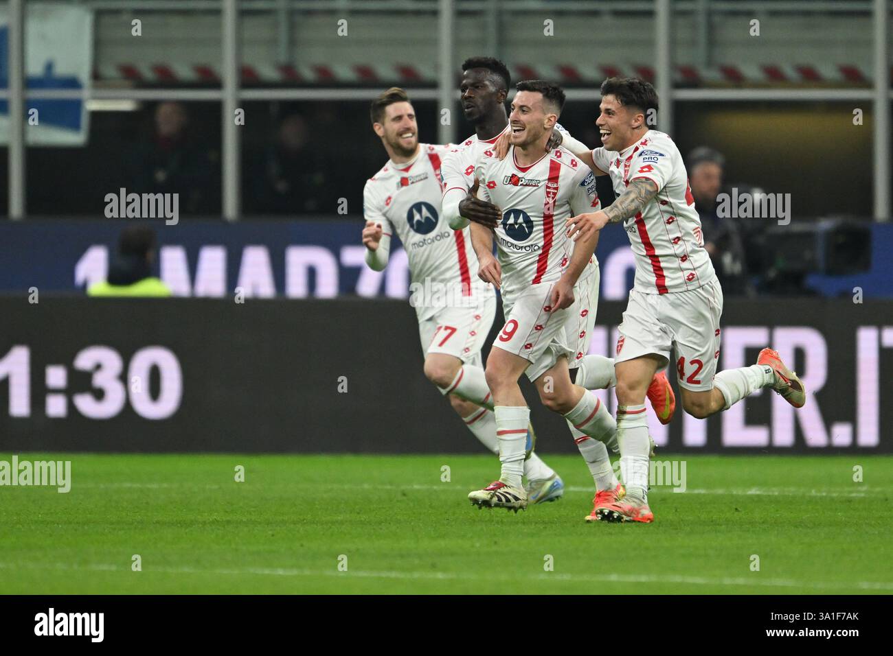 Samuele Birindelli of AC Monza celebrating after a goal during the ...