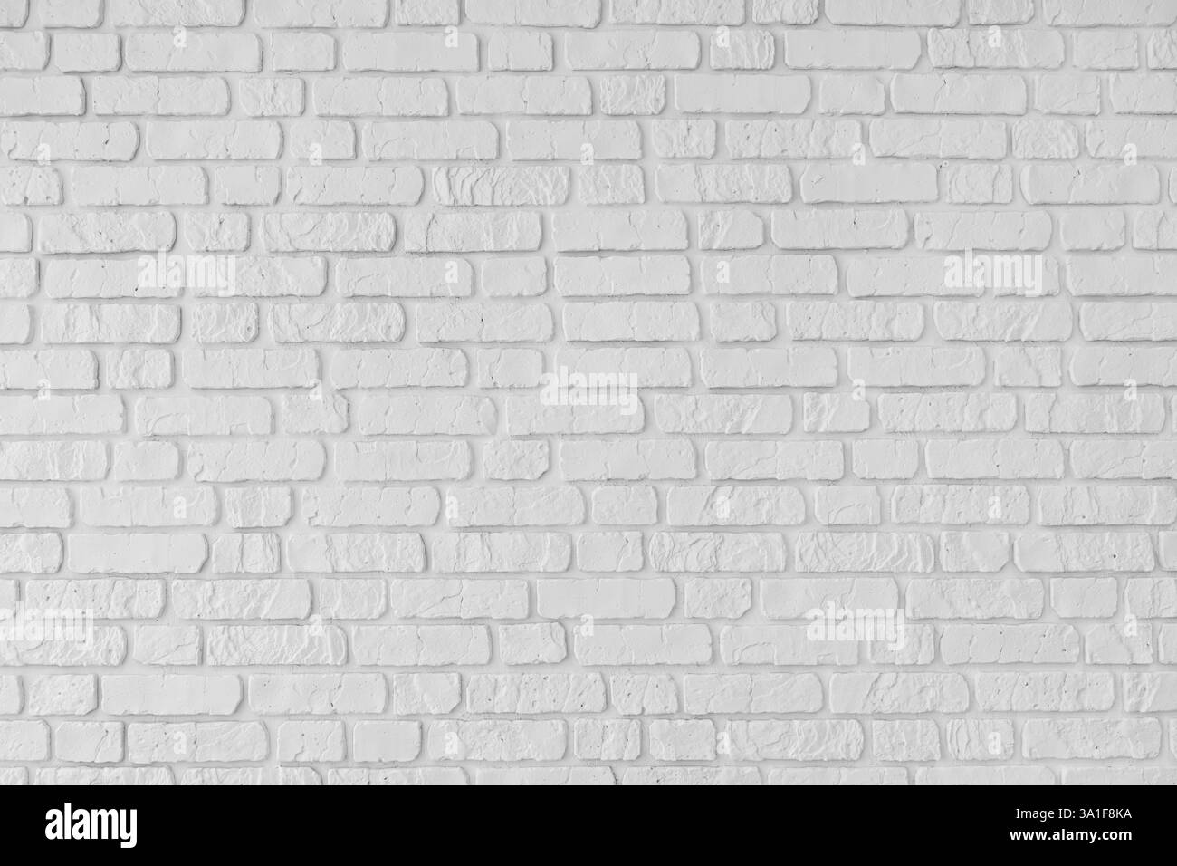 White color painted old brick wall texture, architecture brickwork ...
