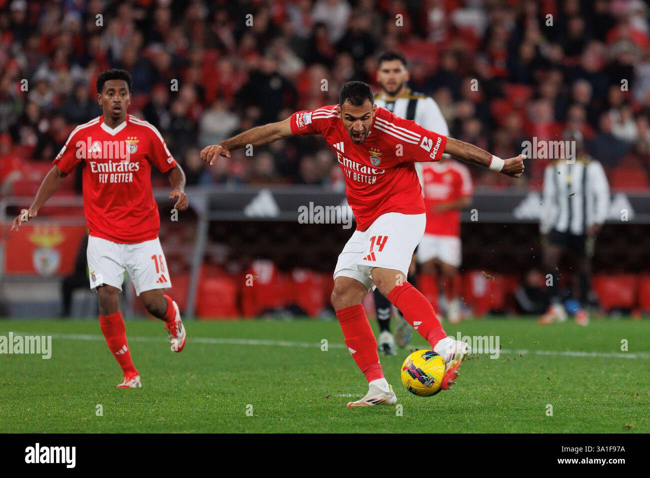 Vangelis Pavlidis forward of SL Benfica during the Liga Portugal ...