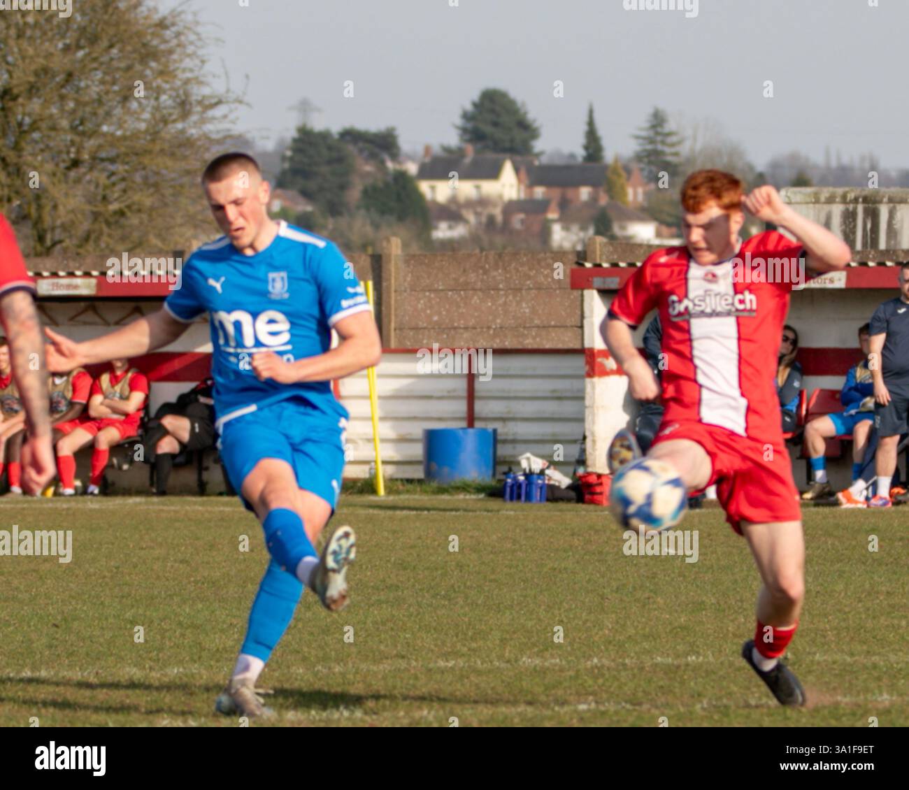 Stapenhill, United Kingdom. 8th Mar, 2025. Jacob Carter of Heather St ...