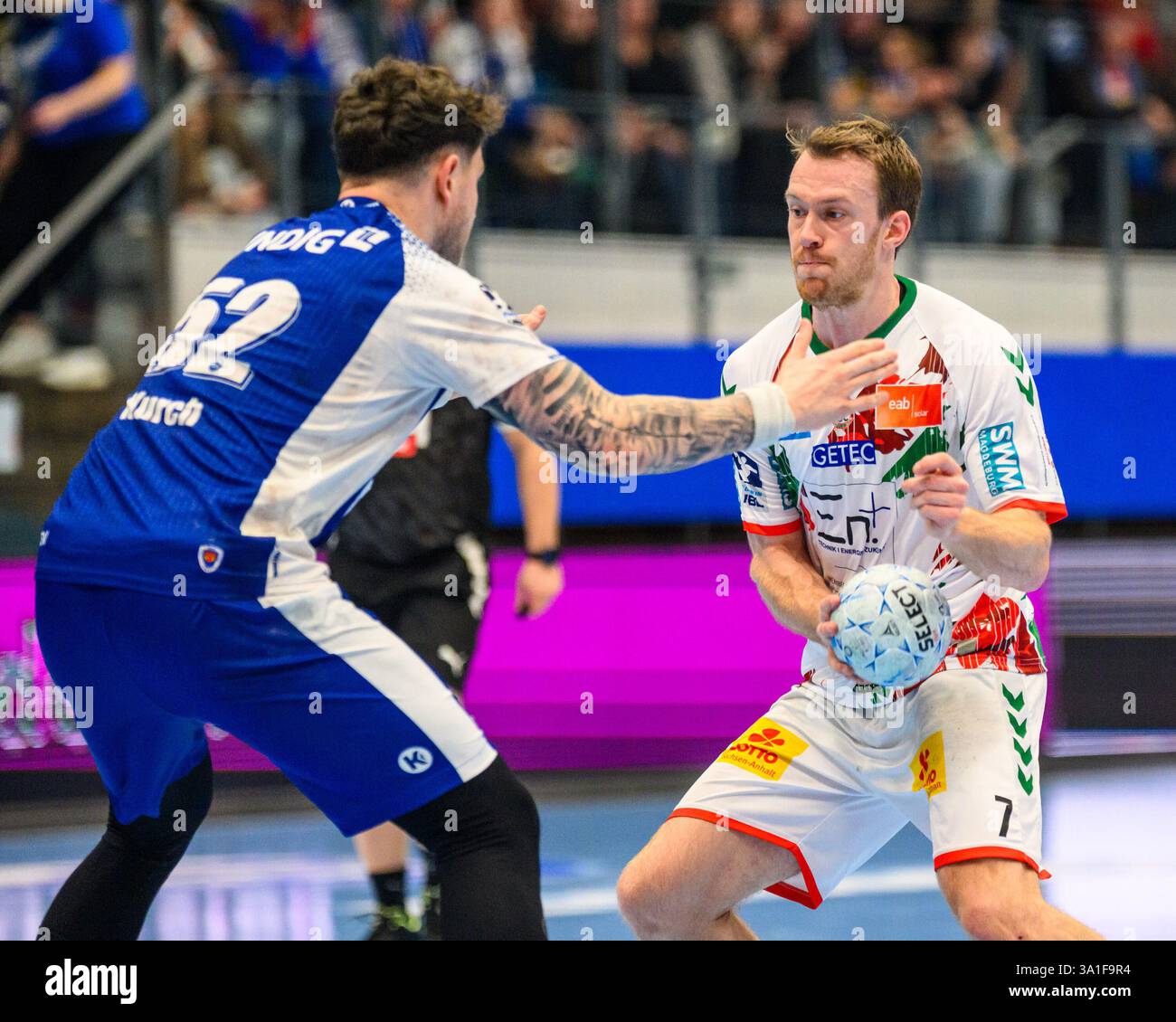 Eisenach, Deutschland. 08th Mar, 2025. Felix Claar (Rueckraum Links, SC ...