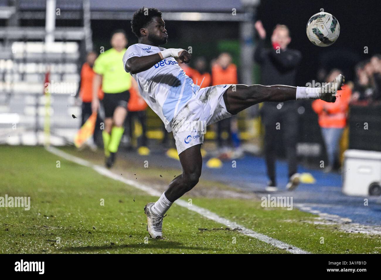 Genk's Christopher Bonsu Baah pictured in action during a soccer match ...