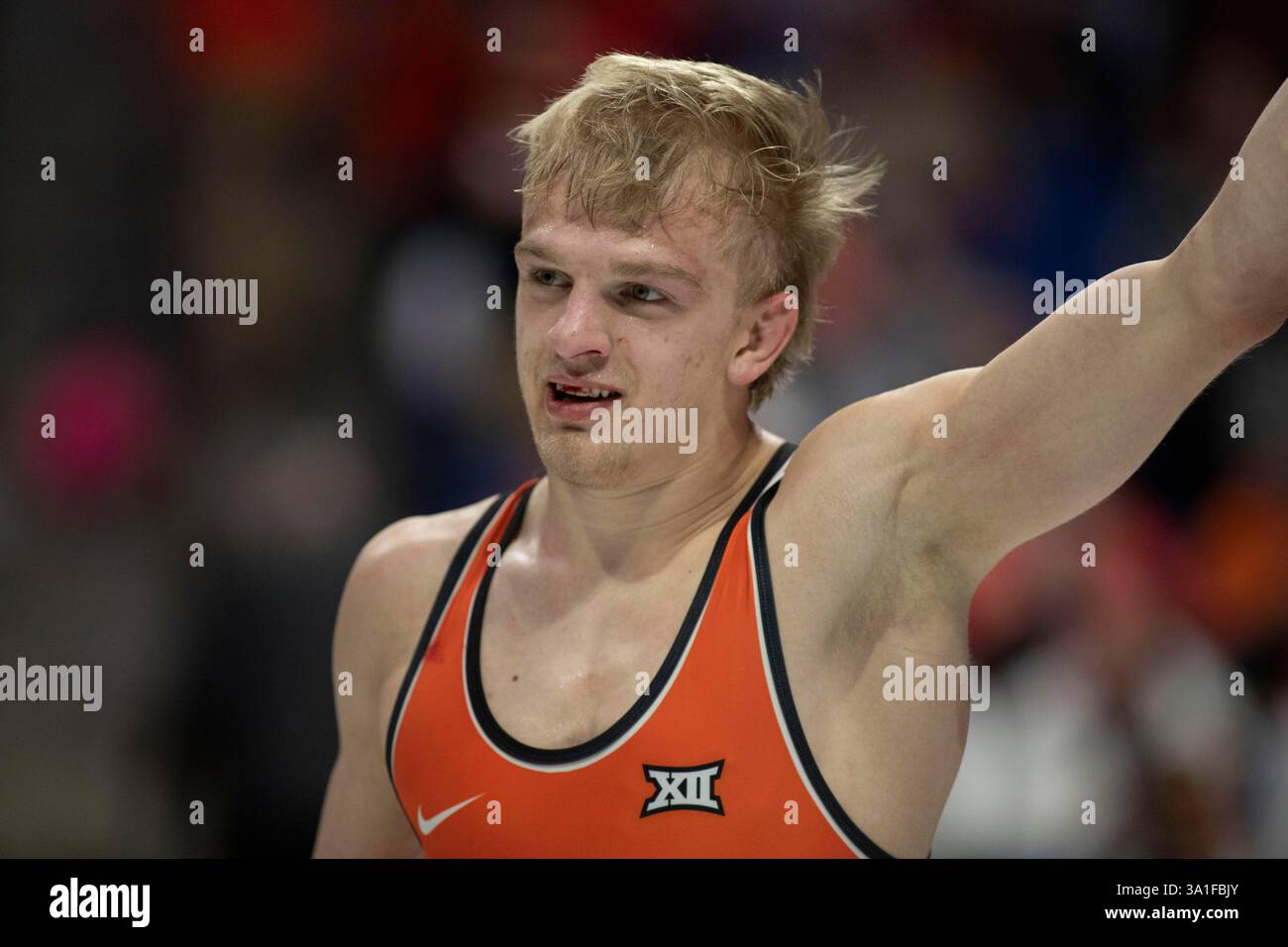 March 8, 2025, Tulsa, Oklahoma, USA: Oklahoma State's TEAGUE TRAVIS ...