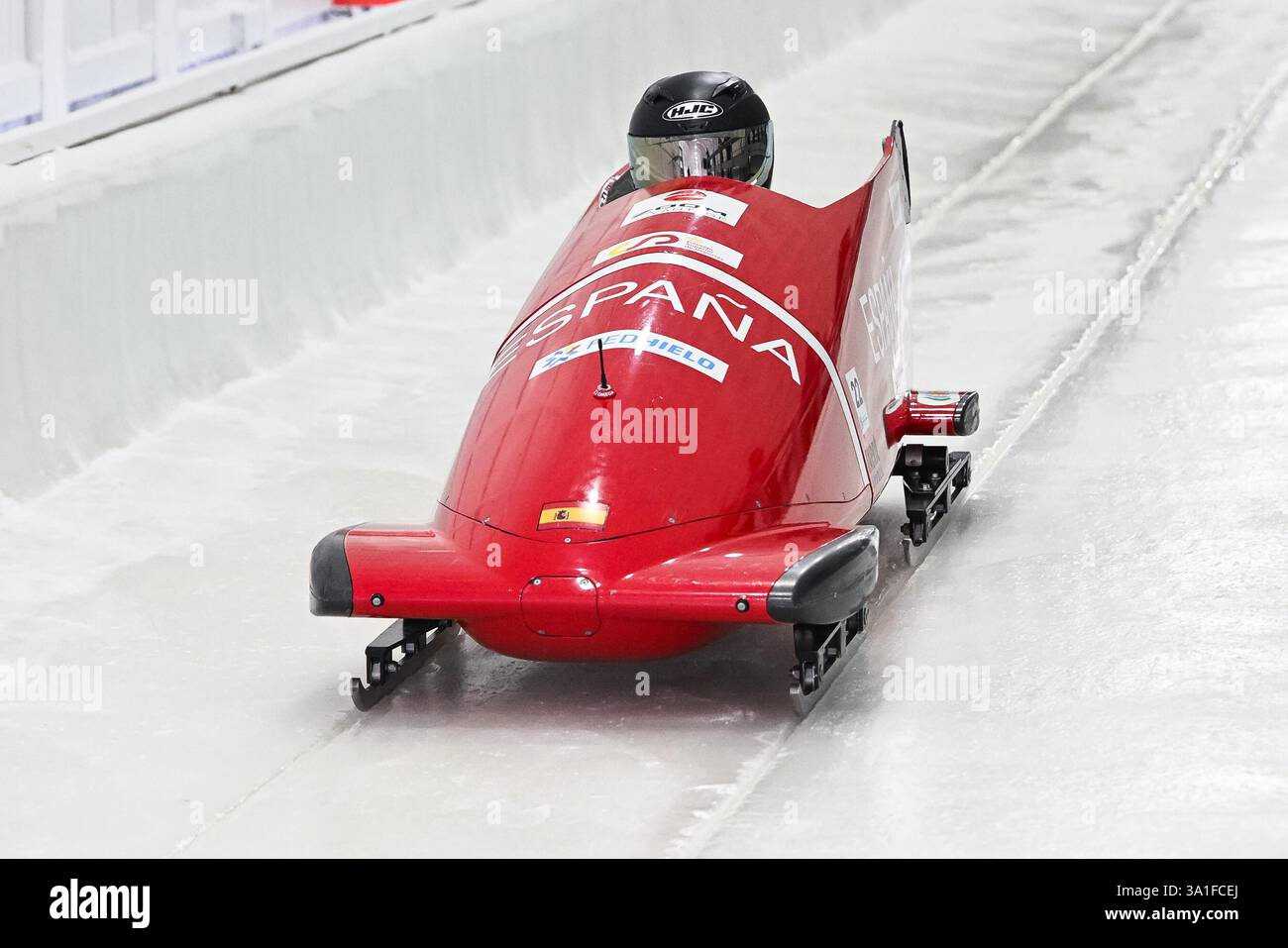 LAKE PLACID, NY, UNITED STATES - MARCH 08: Leanna Garcia (ESP) compete ...
