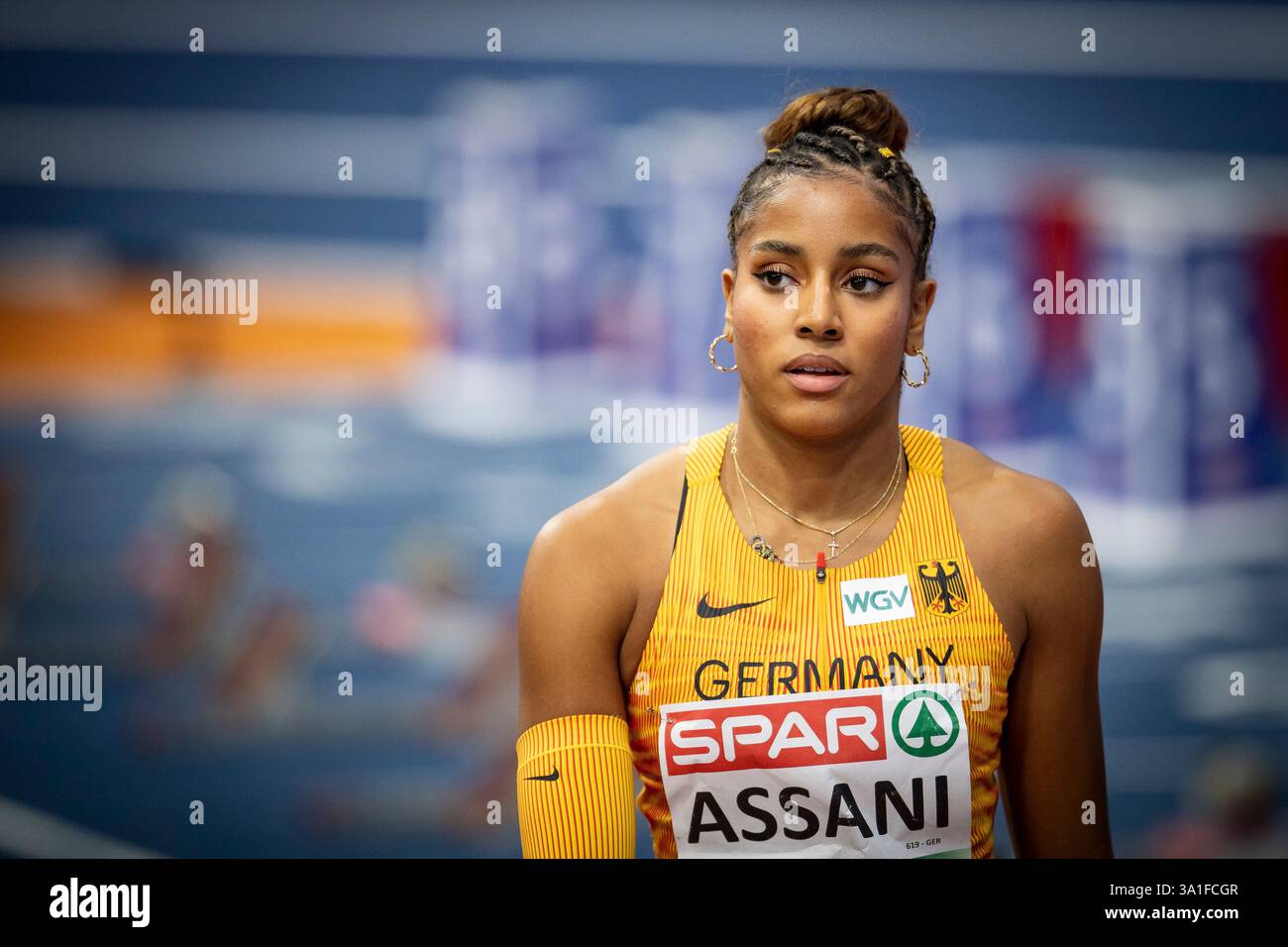 ASSANI Mikaelle (GER) - European Athletics Indoor Championships 2025 am ...