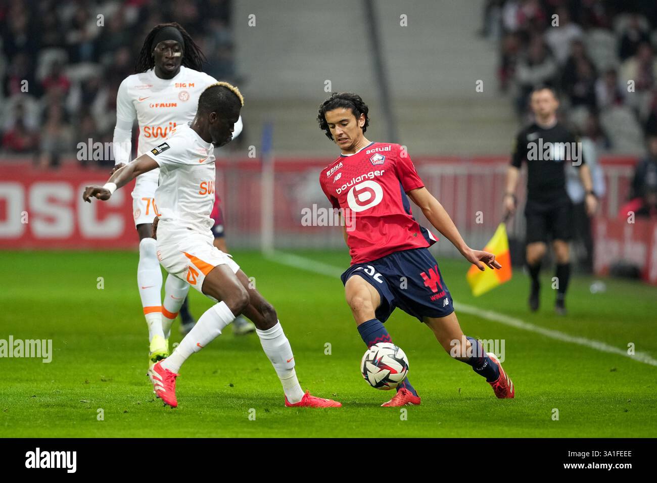 32 Ayyoub BOUADDI (losc) during the Ligue 1 McDonald's match between ...