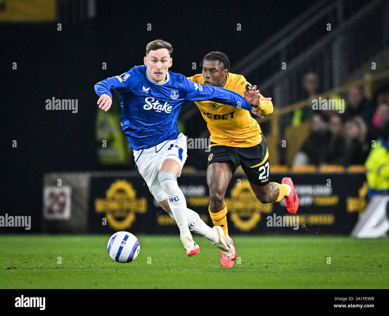 8th March 2025; Molineux Stadium, Wolverhampton, West Midlands, England ...