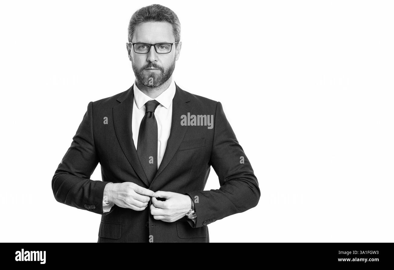Business boss portrait of man. Successful business. Success of ...