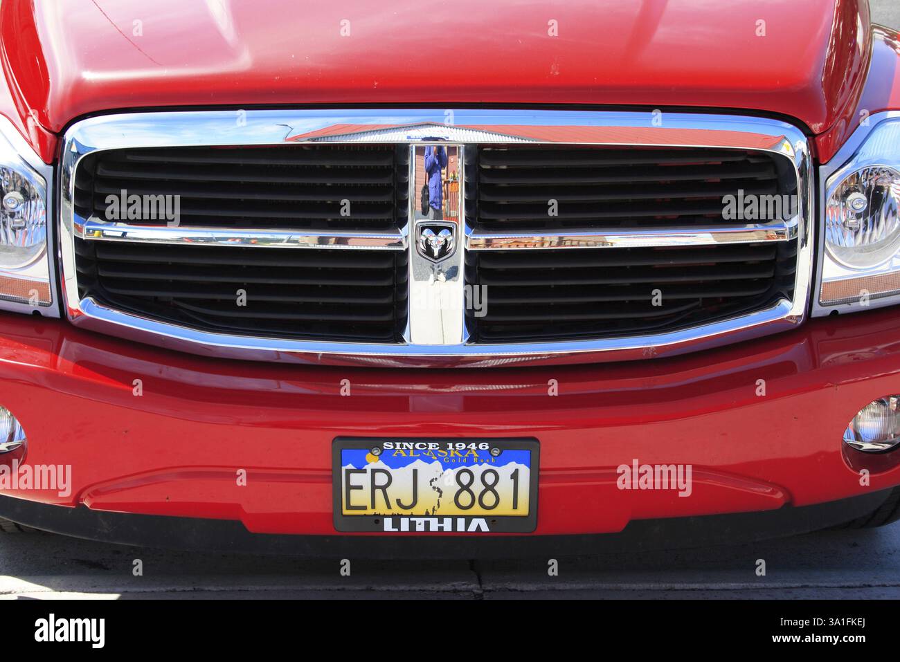 Car license number plate, Whittier, Alaska, U.S.A. United States of ...